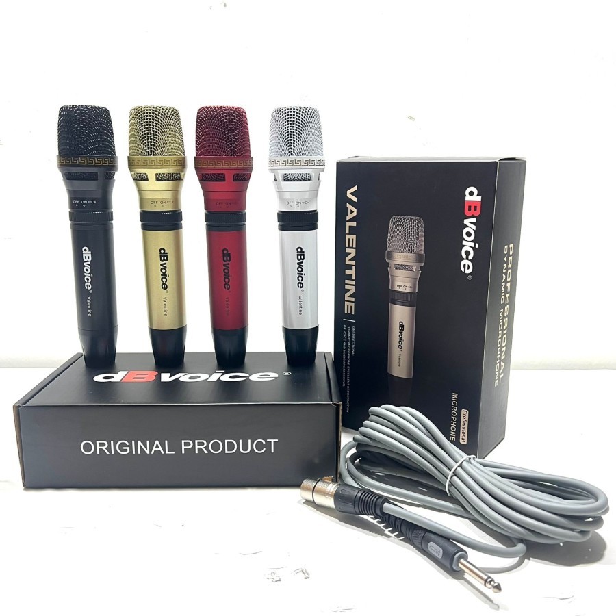 Jual Mic Kabel DbVoice Valentine dB voice Mic 5 Meter Original garansi ...