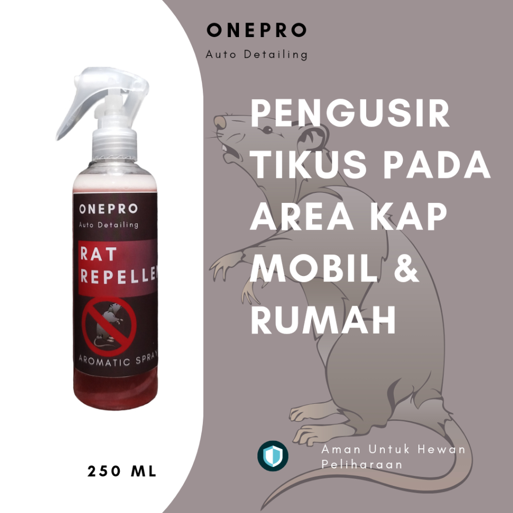Jual RAT REPELLENT Pengusir Tikus Mobil | Obat Anti Tikus 250 ml ONEPRO ...