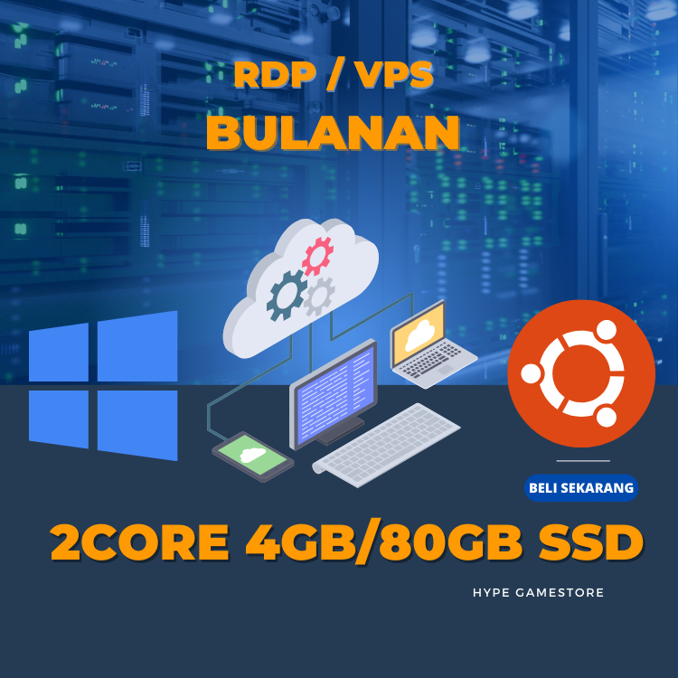 Jual RDP/VPS Windows/Linux 2CPU 4GB RAM SSD 80Gb LINODE [BULANAN ...