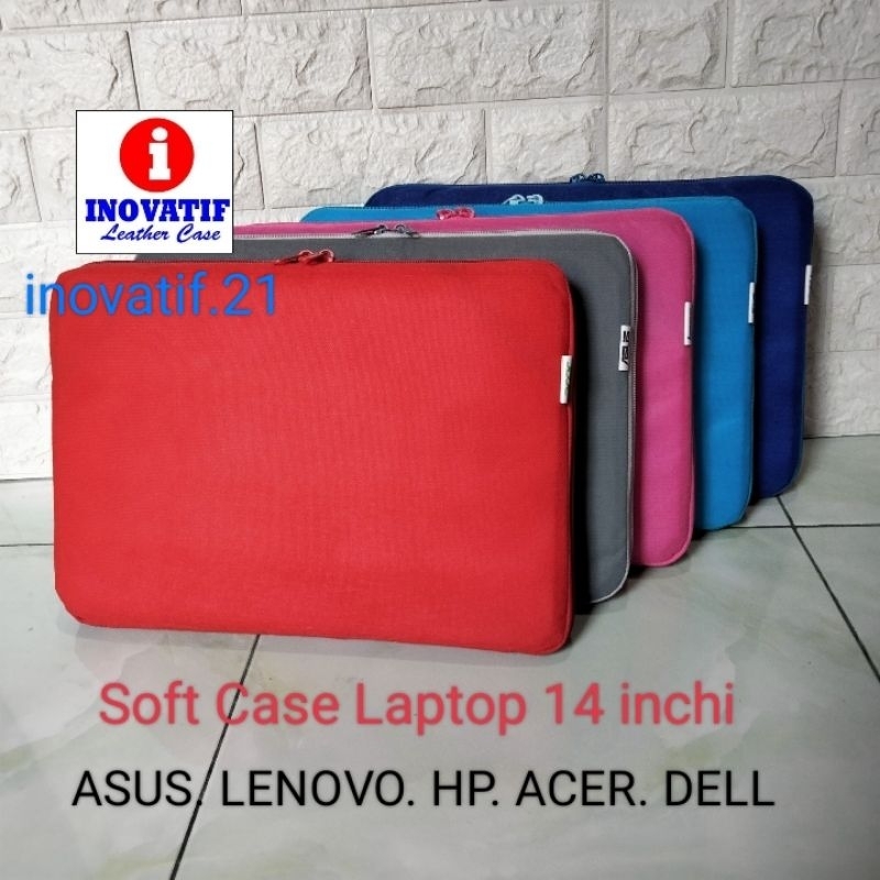 Jual Soft case laptop / Tas Laptop 14" Asus. Lenovo. Hp. Acer. Dell ...