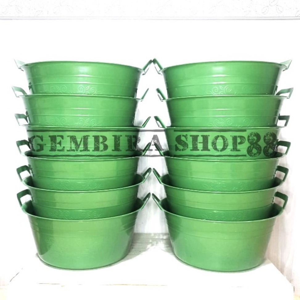 Jual Terkini Bak kuping Bak Plastik Bak Bulat Bak serbaguna 3 warna COD ...