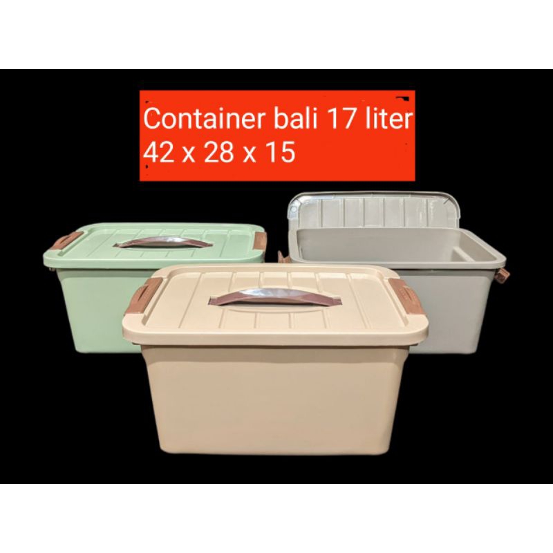 Jual container bali 17 liter / box penyimpanan barang / box organizer ...