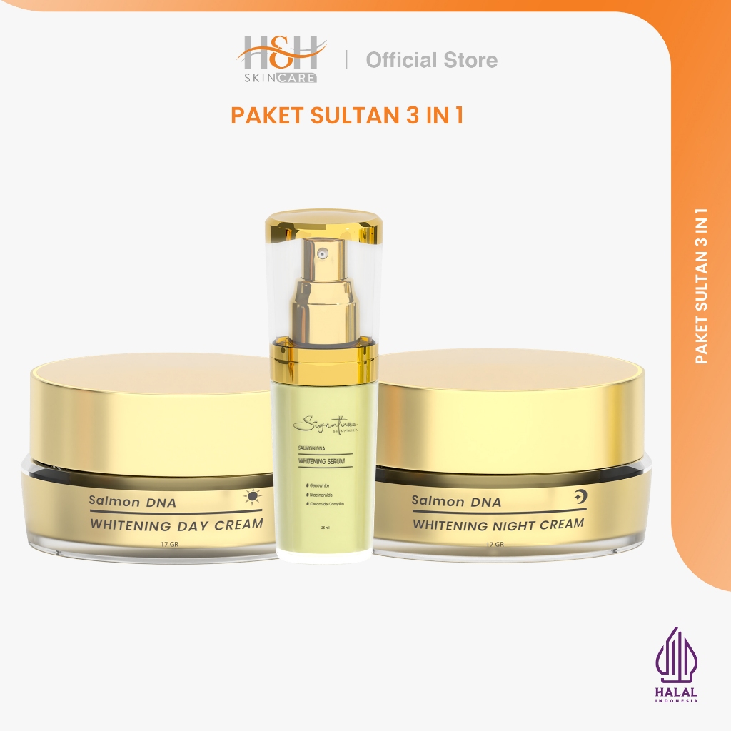 Jual Signature by Kamila Paket Luminous Brightening 3 in 1 (Day Cream ...