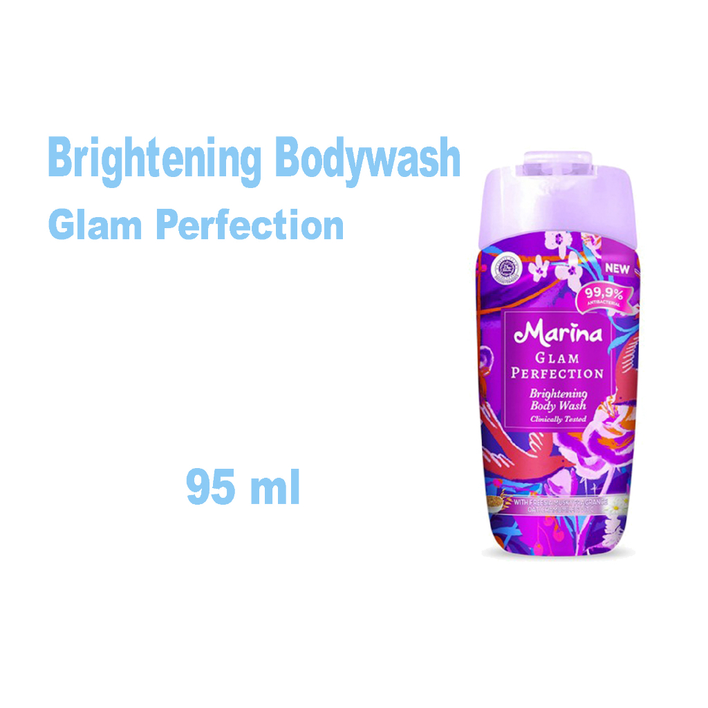 Jual MARINA Brightening Body Wash Botol 95ml - Sabun Cair | Shopee Indonesia
