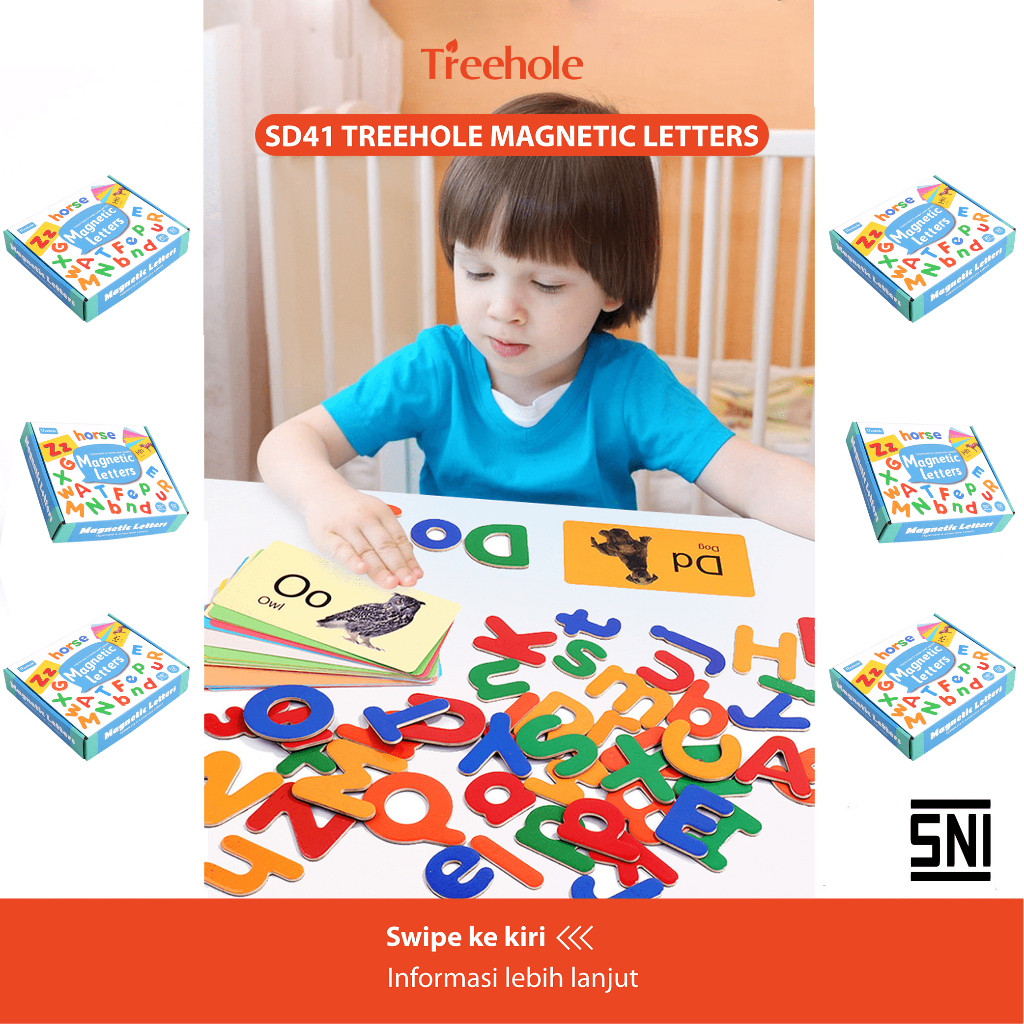 Jual Beringin Toys - TREEHOLE Magnetic Letters / Mainan Edukasi Alfabet ...