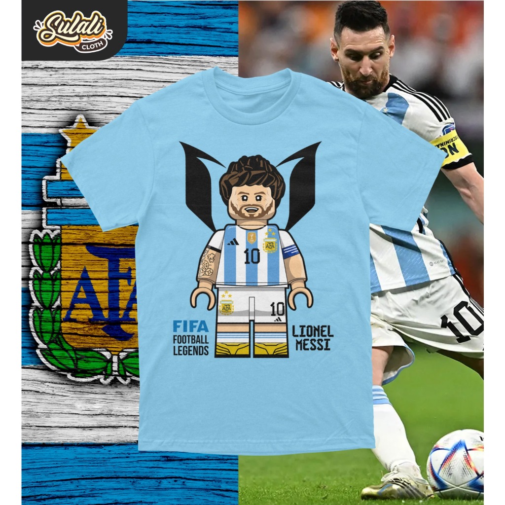 Jual KAOS LEGO | LIONEL MESSI - Cotton 30's Premium - Untuk Anak ...