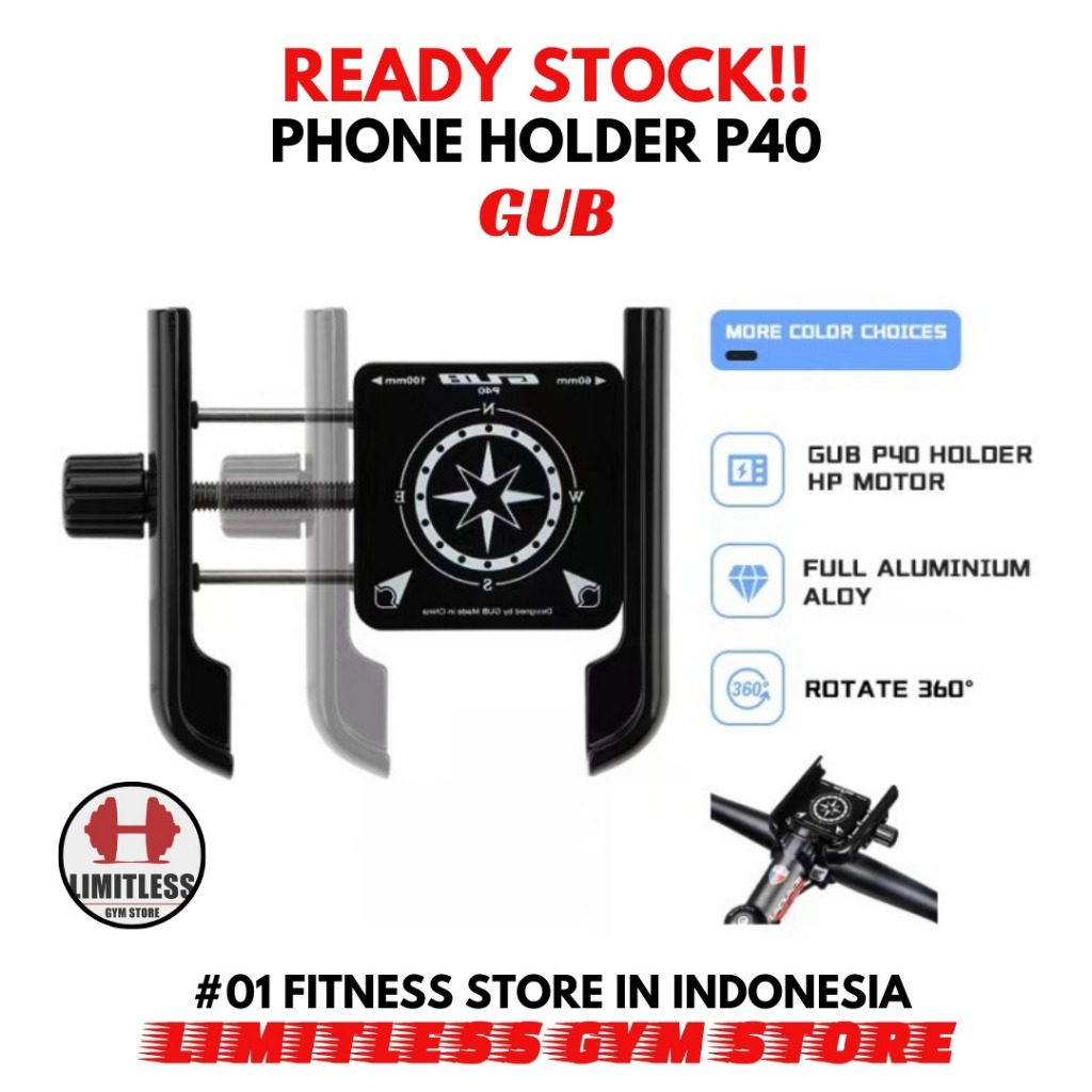 Jual [PROMO!] GUB P40 Original Holder HP Premium Motor - P 40 Sandaran ...