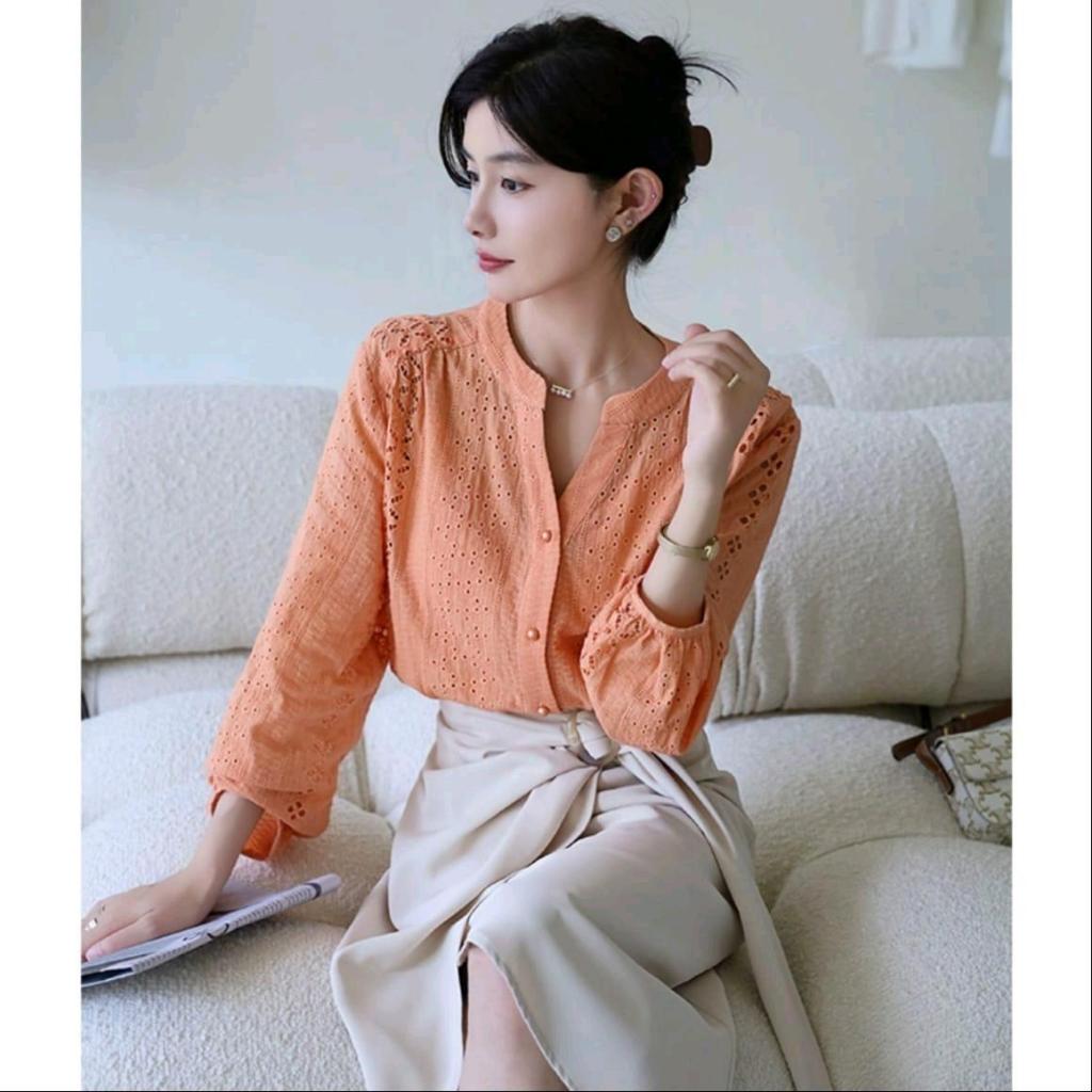 Jual TM 2903 Atasan Katbol DEANNA Band Collar Import | Shopee Indonesia