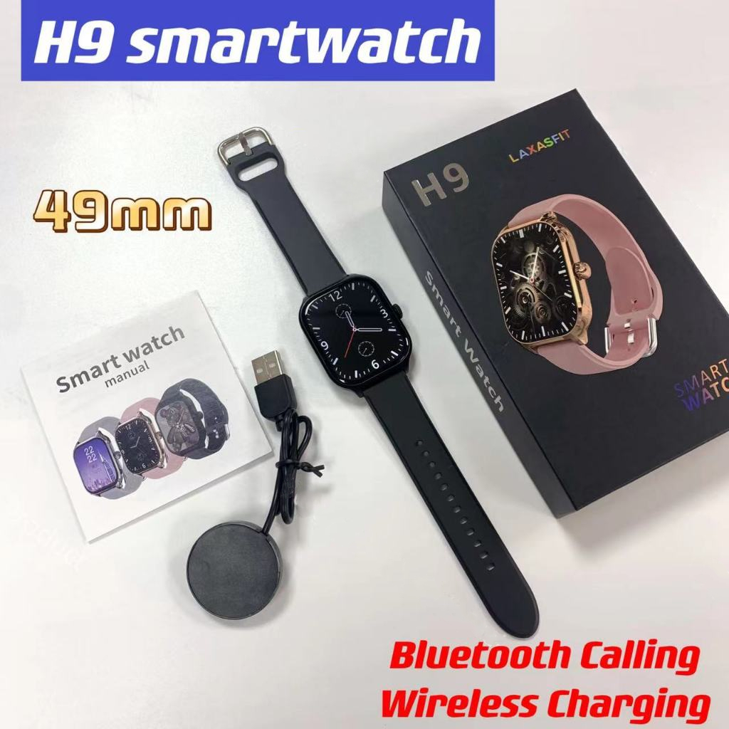 Jual Original Smartwatch H9 2.01inch HD Touch Screen Bluetooth Call Custom Wallpaper Jam Pintar ...