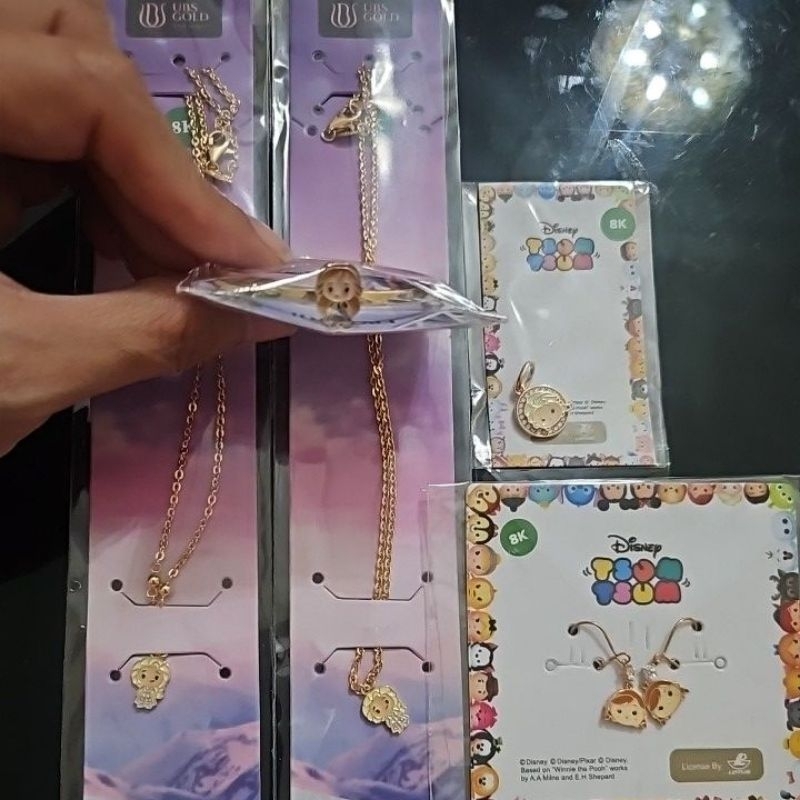 Jual Kalung, liontin, bangle, anting anak elsa anna frozen UBS kadar 8K ...