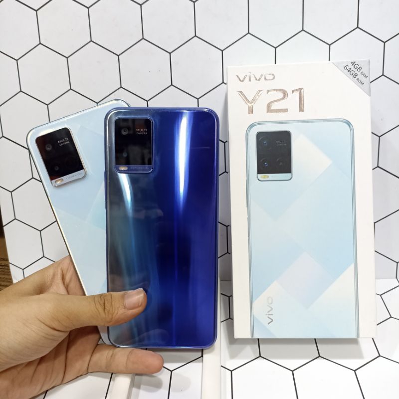 Jual Vivo Y21 Y21A 4/64GB Second Fullset Bergaransi hp second bekas ...
