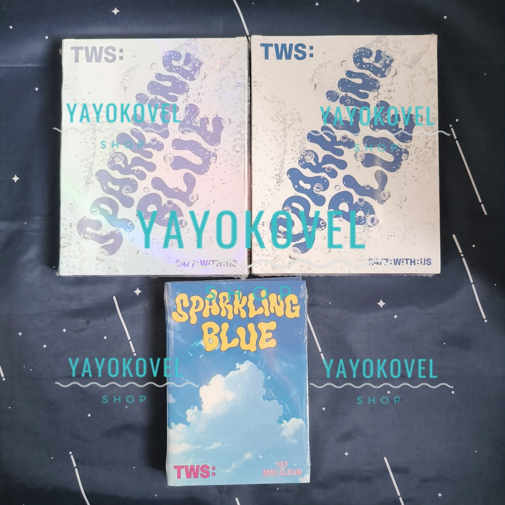 Jual [READY]! TWS - 1ST MINI ALBUM SPARKLING BLUE + WEVERSE VERSION | Shopee Indonesia