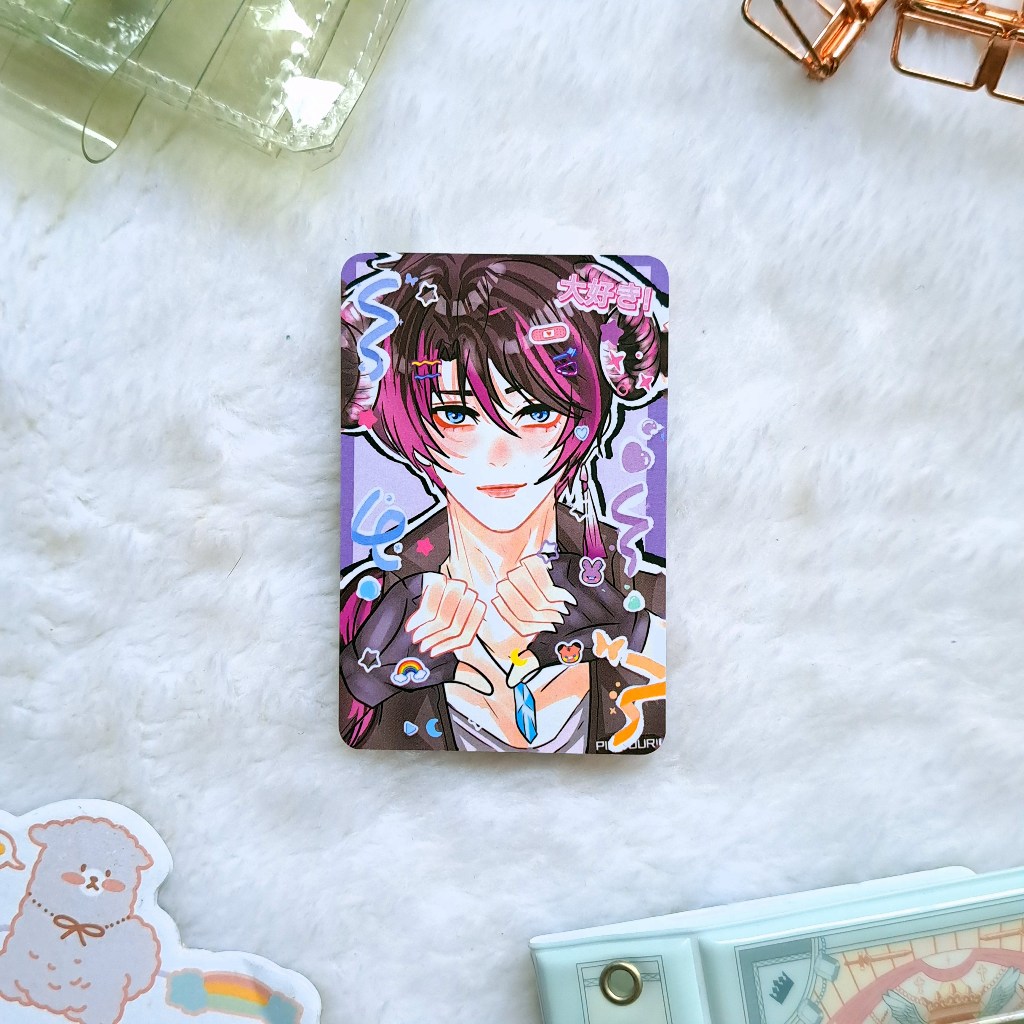 Jual VTUBER INDONESIA photocard by onintwin / Harris Caine / Mikazuki ...