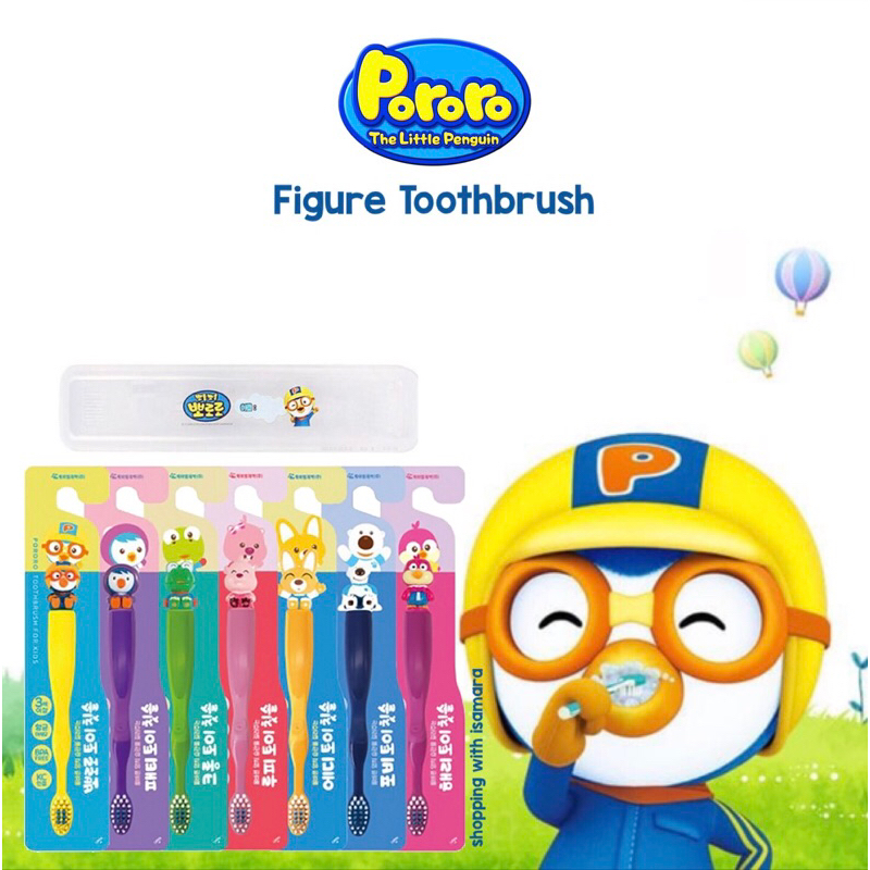 Jual Pororo Figure Toothbrush / Sikat Gigi Karakter untuk Anak | Shopee ...