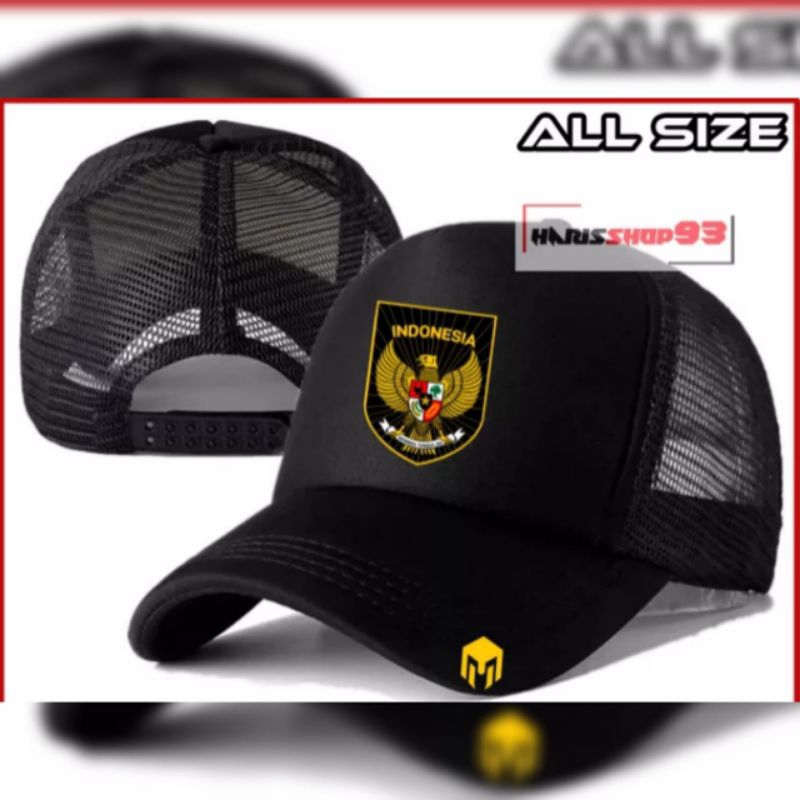 Jual topi trucker design timnas indonesia 2024 | Shopee Indonesia