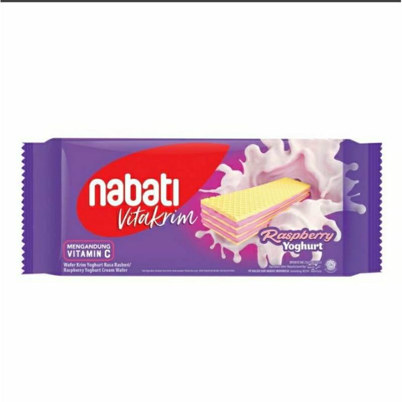 Jual nabati Wafer Vitakrim Raspberry Yogurt 122 gr | Shopee Indonesia