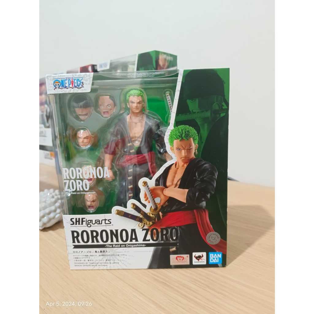 Jual SHF S.H.Figuarts Roronoa Zoro - Raid On Onigashima Ver. One Piece ...
