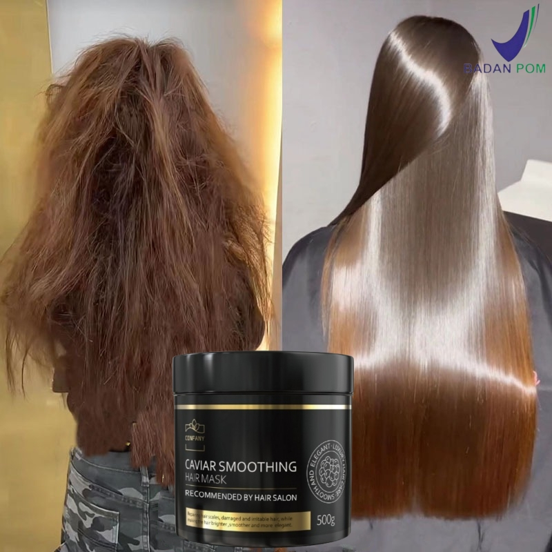 Jual BPOM masker rambut kering dan mengembang Krim pelurus rambut Hair ...