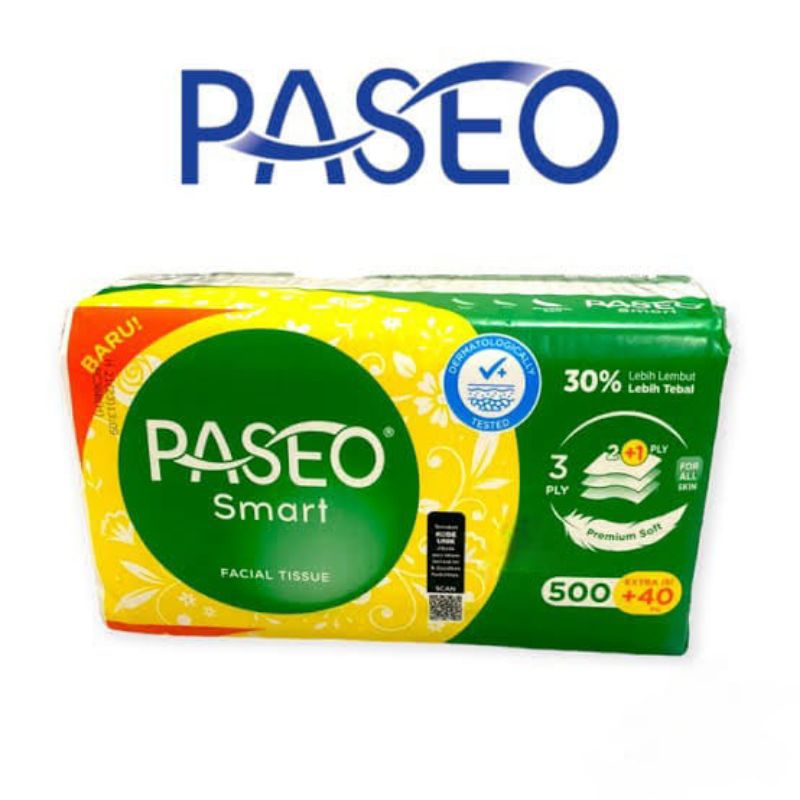 Jual Tissue Paseo smart 540 sheets - tissu facial - tisu 250 | Shopee ...