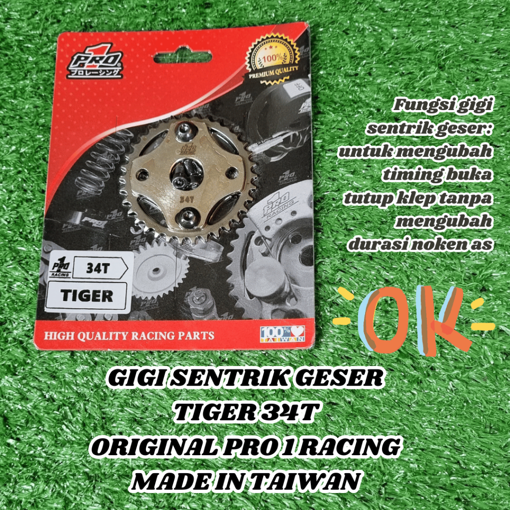 Jual Gigi Sentrik Geser Tiger 34T PRO 1 RACING | Shopee Indonesia