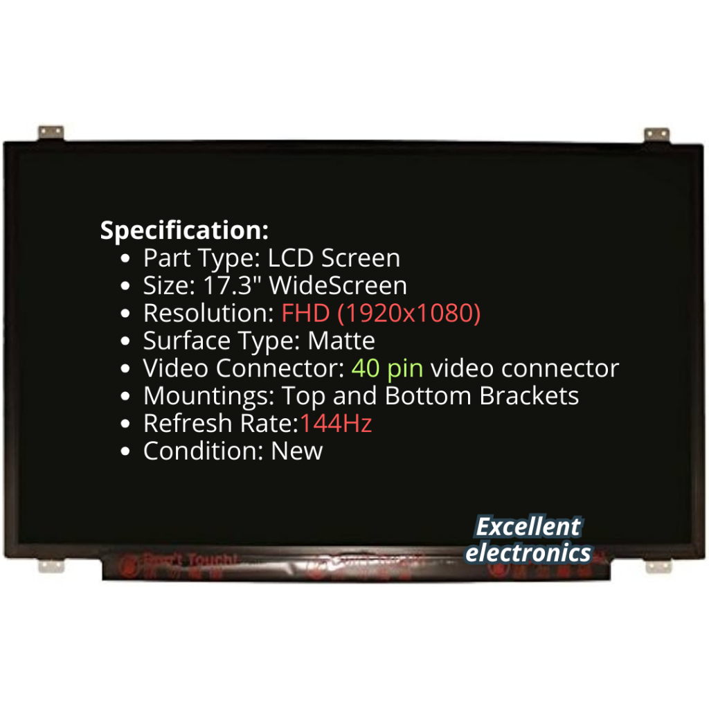 Jual Layar LCD Dell Alienware 17 R3 P43F G3 17 3779 P35E003 NV173FHM ...