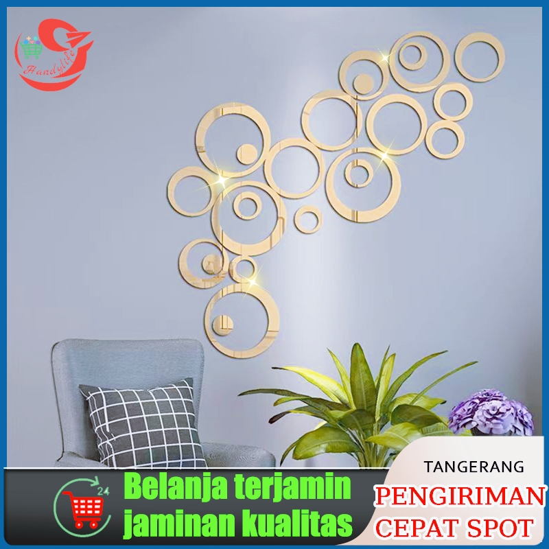 Jual Stiker Kaca Stiker Dinding Unik Sticker Dinding Dekorasi Circle ...