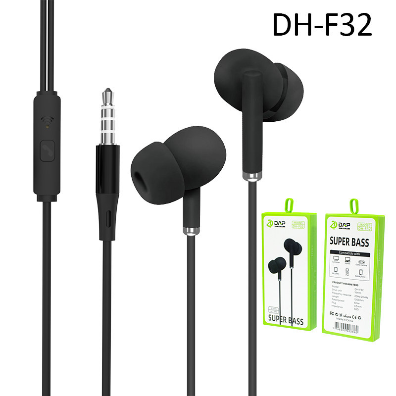 Jual Headset Kabel DAP DH-F32 Stereo Earbuds Super Bass Garansi Resmi ...