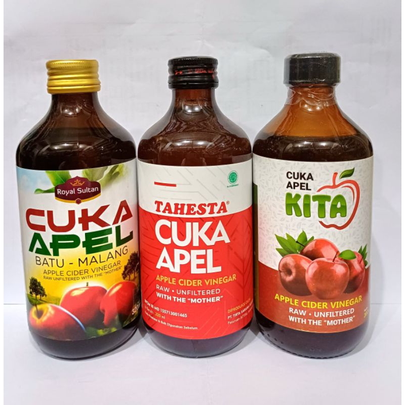 Jual Tahesta Cuka Apel (320ml) | Cuka Apel Kita 300ml | Cuka Apel Batu ...