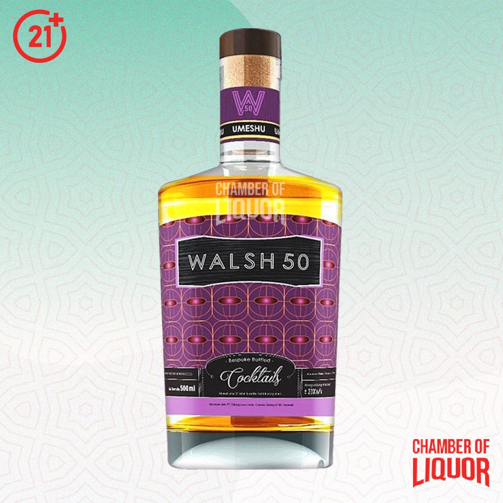 Jual WALSH 50 Umeshu Ready-to-Drink Sweet Cocktails 500ml | Shopee Indonesia