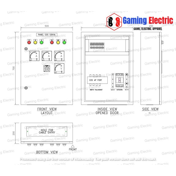 Jual Panel COS PLN - GENSET Manual 53KVA | Shopee Indonesia