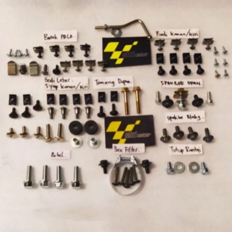 Jual Baut Baud Full Set Body Bodi Revo Fit Fi 2014-Sekarang | Shopee ...