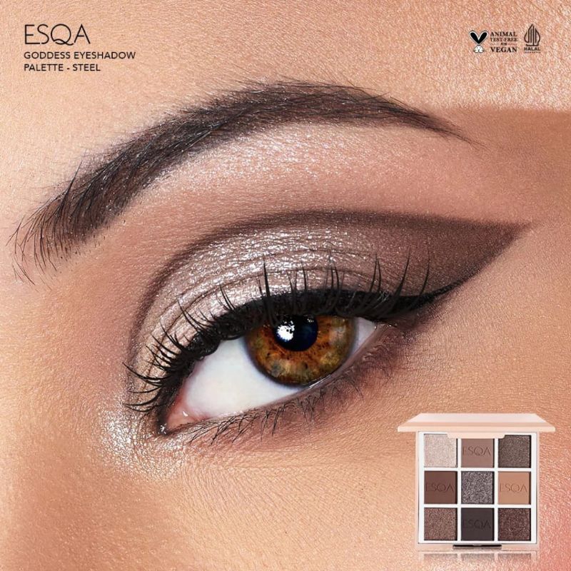 Jual ESQA Goddess Eyeshadow Pallete 9 Colours | Shopee Indonesia