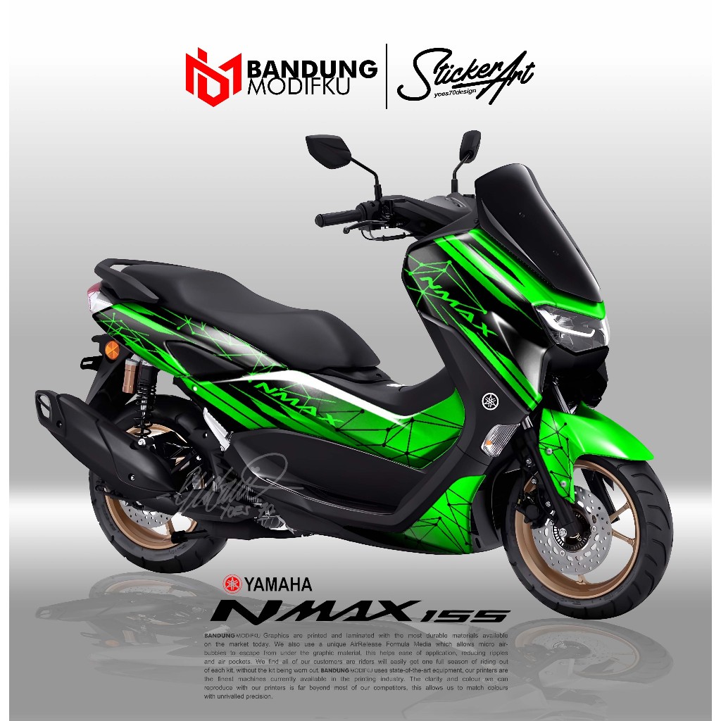 Jual STICKER MOTOR NMAX NEW - MOTIF 007 - DECAL NMAX 2020 2021 2022 NEW ...