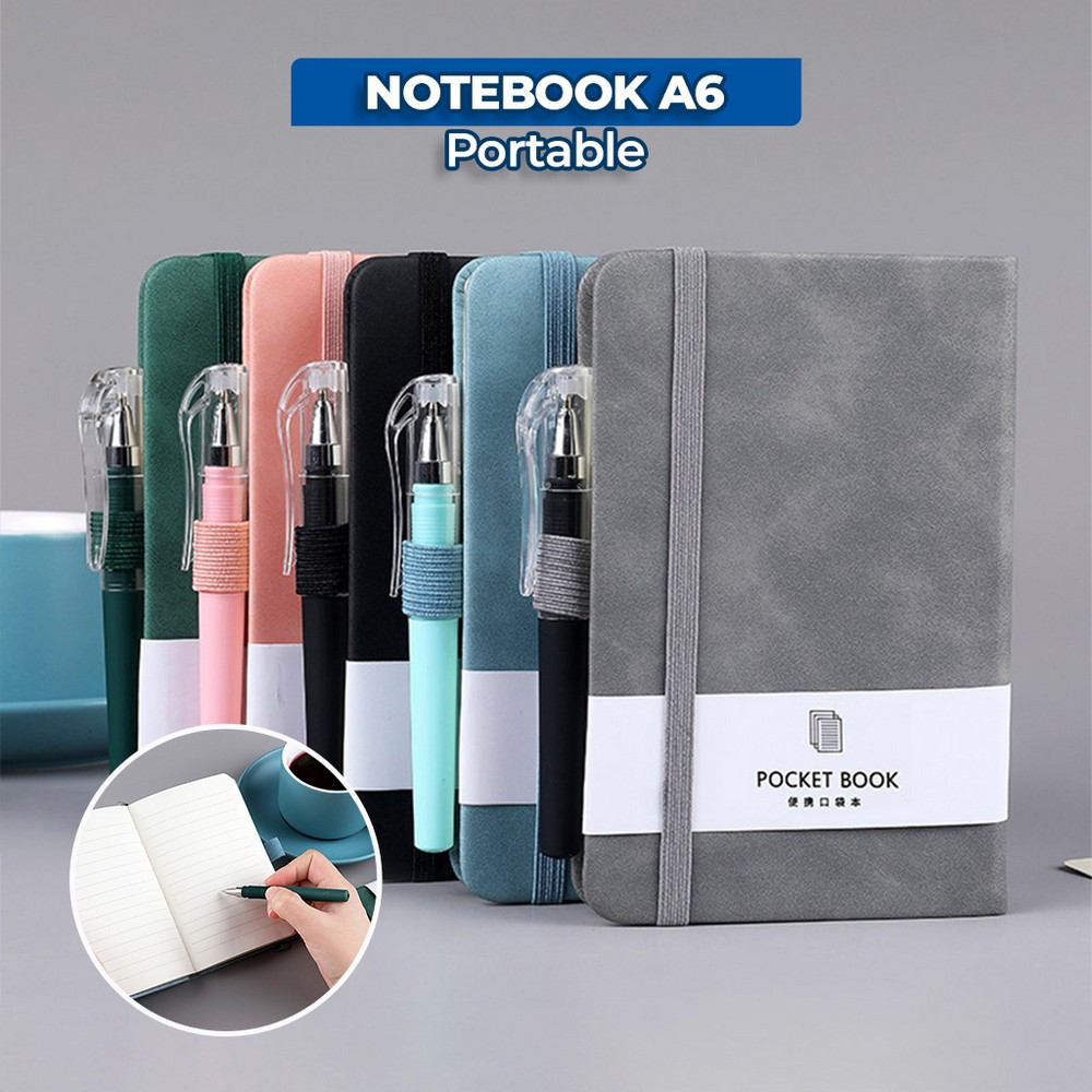 Jual Notebook A6 Portable Mini Pocket Book Buku Catatan Kecil / Buku ...