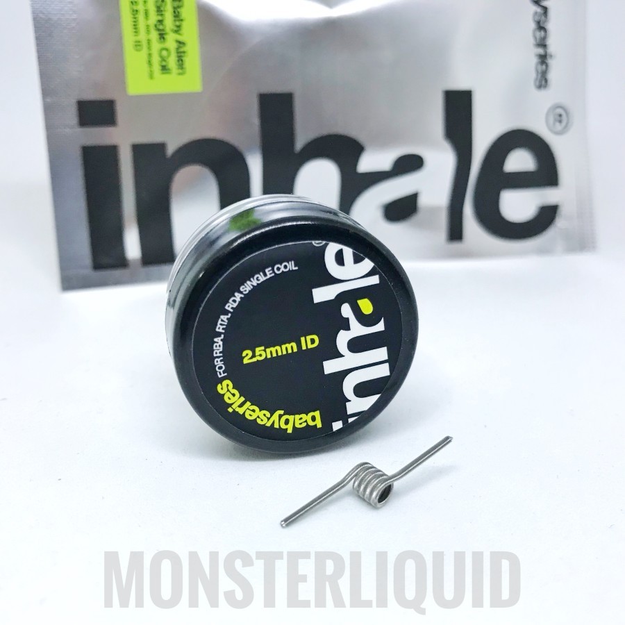 Jual INHALE BABYSERIES BABY ALIEN SINGLE COIL FOR RBA RTA RDA SINGLE ...