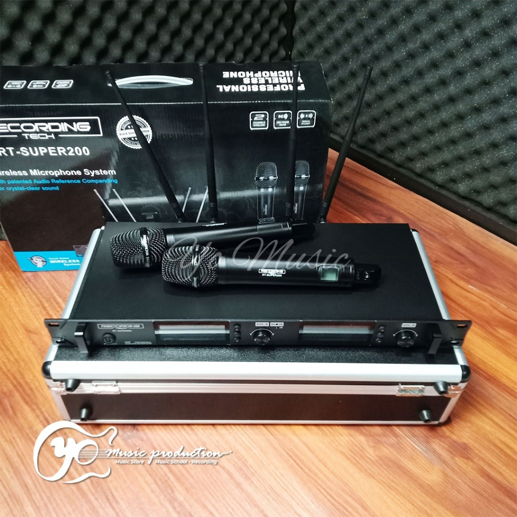 Jual Mic Recording Tech RT-Super 200 Mic Wireless | Shopee Indonesia