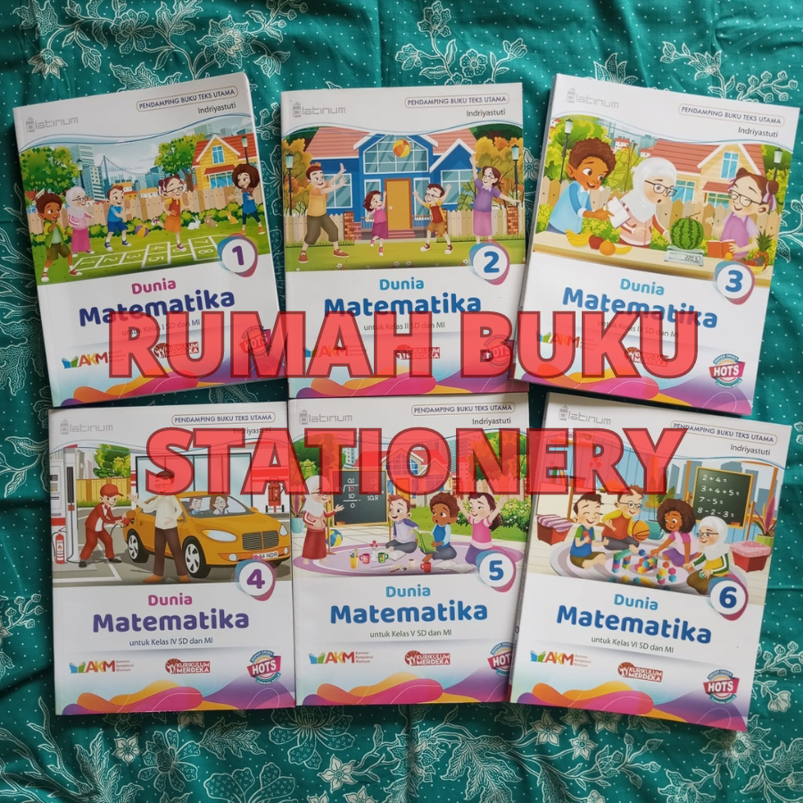 Jual PLATINUM Buku Matematika SD/MI Kelas 1 2 3 4 5 6 Dunia Matematika ...