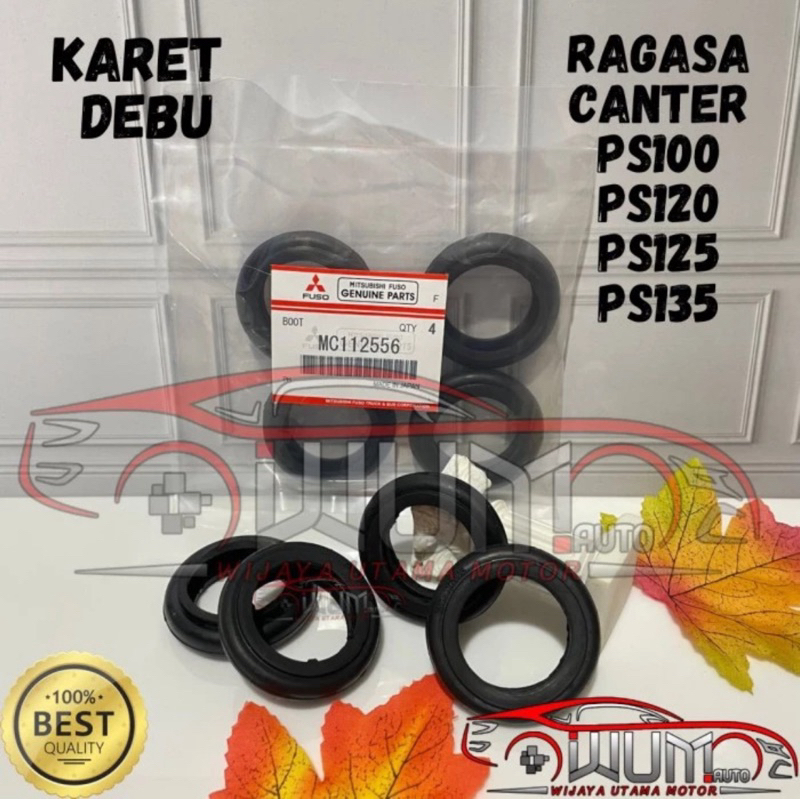 Jual BOOT MASTER REM KARET ABU DEBU CANTER RAGASA PS100 PS120 PS125 PS135 | Shopee Indonesia