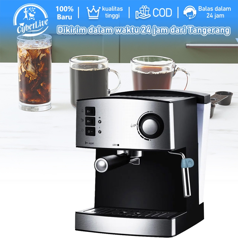 Jual Mesin Kopi Espreso Coffee Maker Espresso Mesin Coffee Untuk Rumahan | Shopee Indonesia