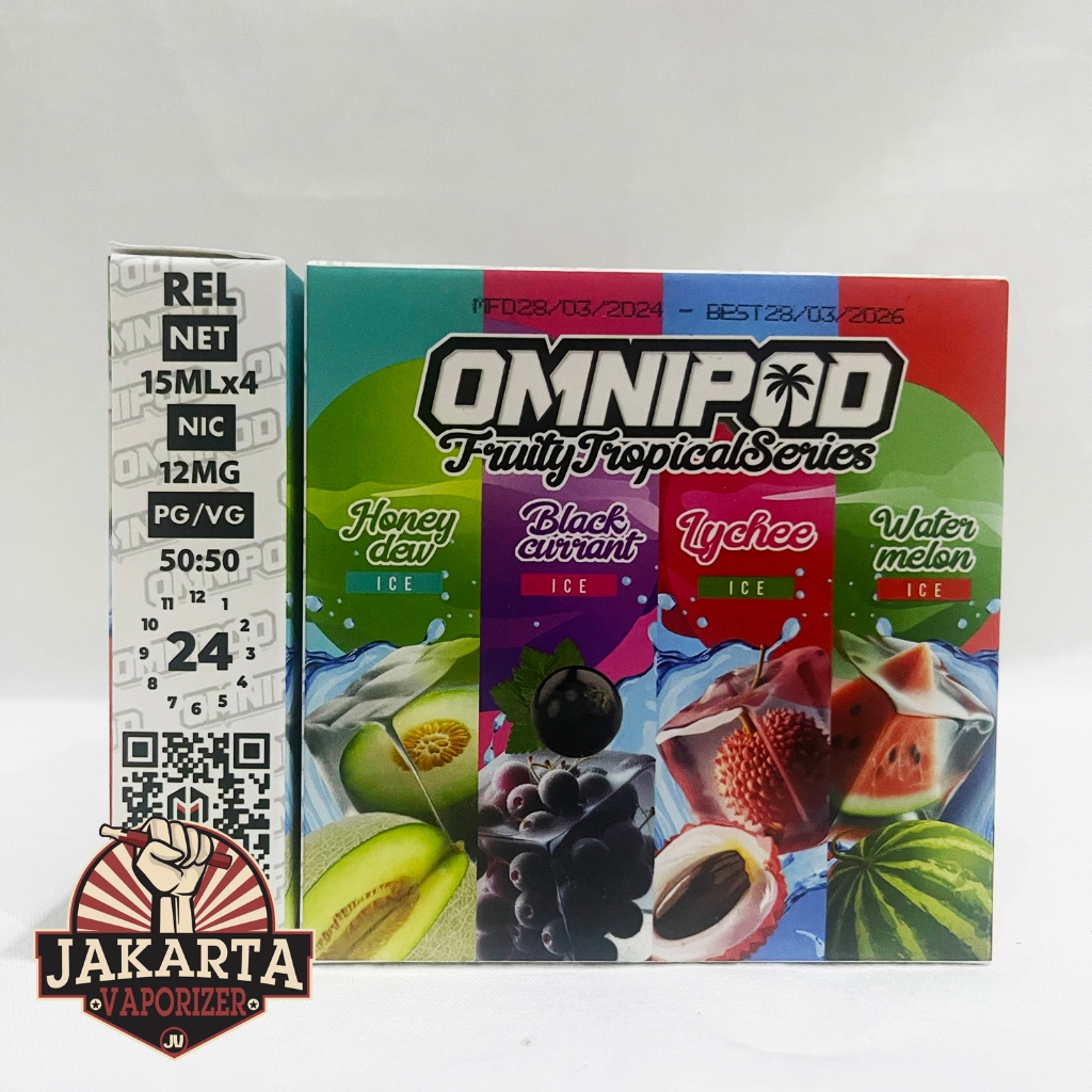 Jual PODS FRIENDLY OMNIPOD FRUITY TROPICAL PACK PODS 15ML X 4PCS 12MG BY OMNILAB | Shopee Indonesia