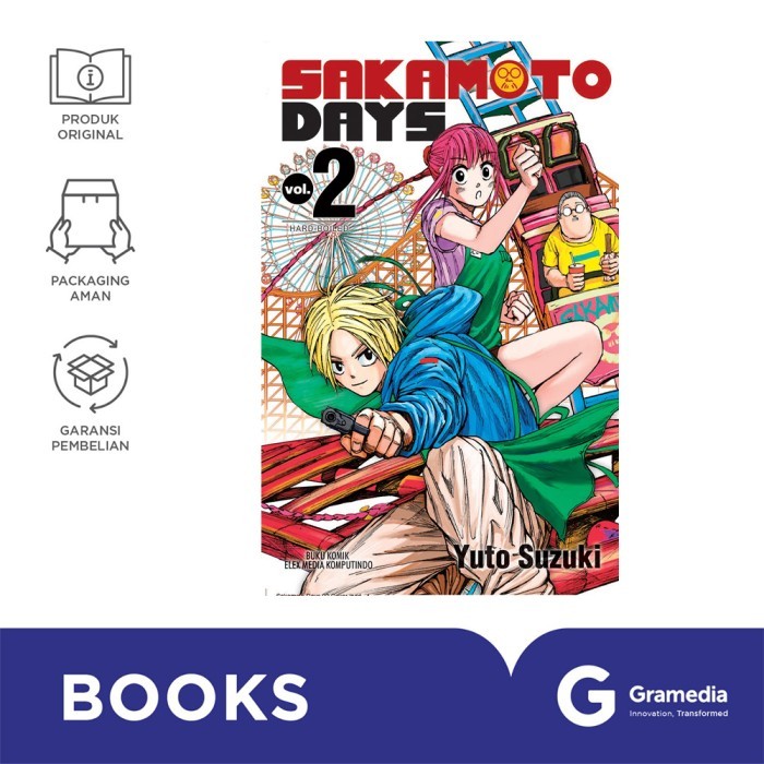 Jual Gramedia MKG - Komik Sakamoto Days 02 - Yuto Suzuki | Shopee Indonesia