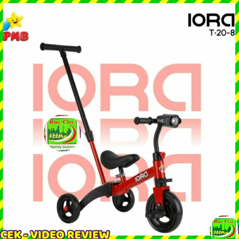 Jual Sepeda Anak Roda 3 PMB IORA T20-8 2in1 Bisa Tricycle dan Balance ...