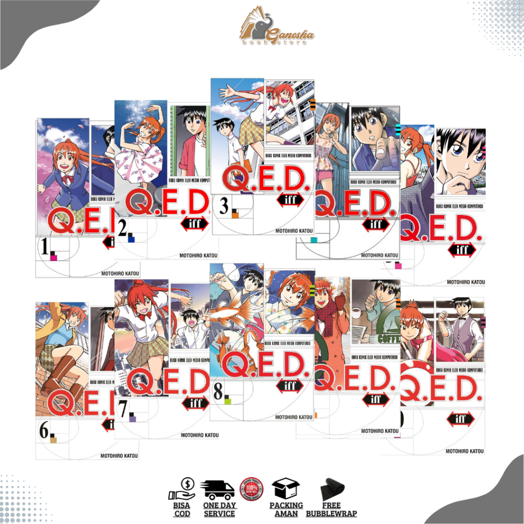 Jual Komik Seri : Detektif QED Iff by Motohiro Katou | Shopee Indonesia