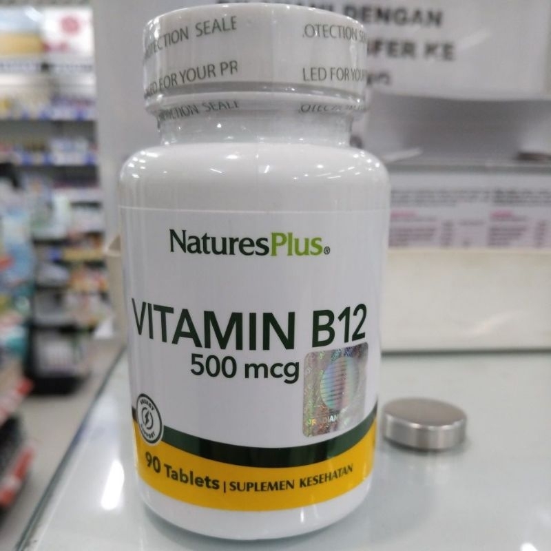 Jual Natures Plus Vitamin B12 500 mcg 90 tablets | Shopee Indonesia