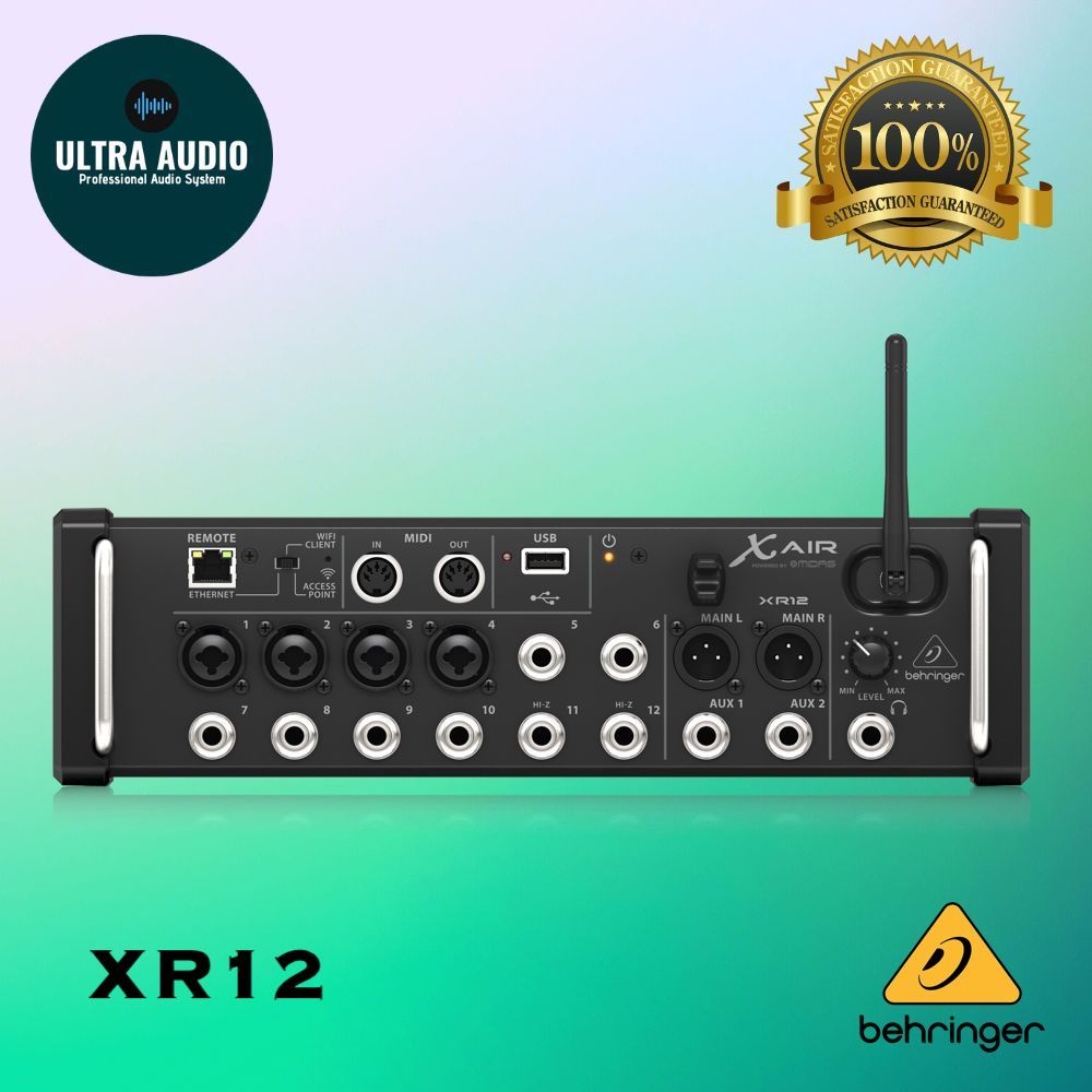 Jual Behringer XR12 / XR-12 / XR 12 Digital Mixer ORIGINAL | Shopee Indonesia