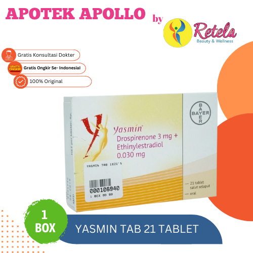 Jual YASMIN TAB 21 TABLET / PIL KB | Shopee Indonesia