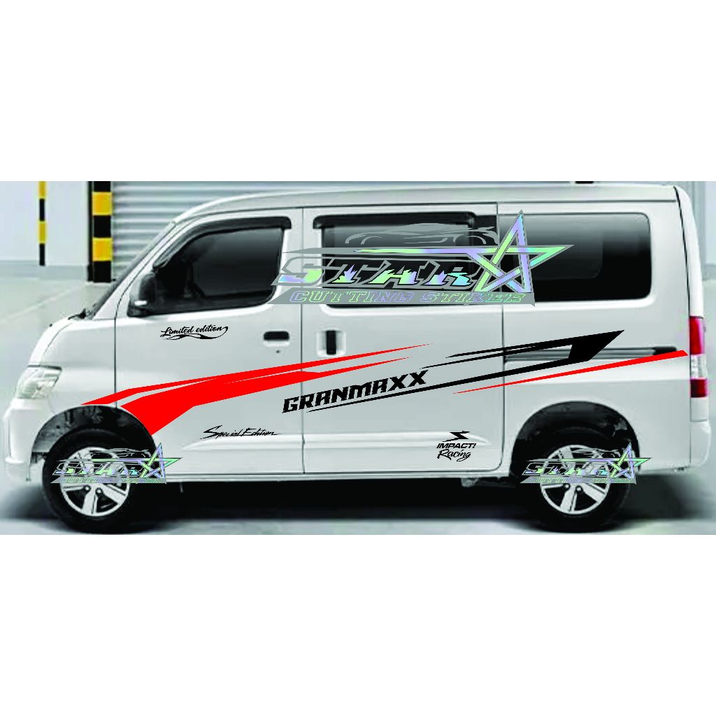 Jual Sticker stiker daihatsu granmax stiker minibus grandmax luxio apv ...