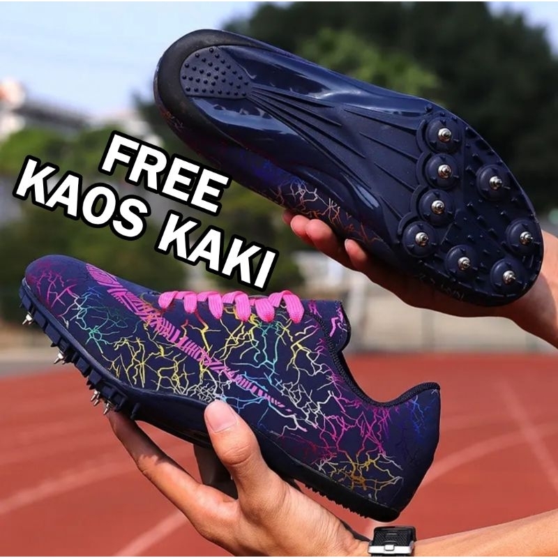 Jual sepatu lintasan spike atletik sprint dan lompat gawang import ...