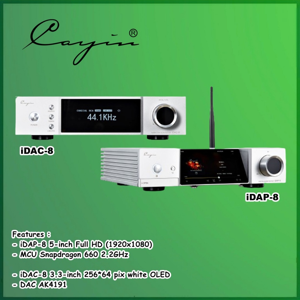 Jual Cayin iDAP-8 iDAP8 Fully-customized Android Digital Streamer / iDAC-8 iDAC8 DAC ...