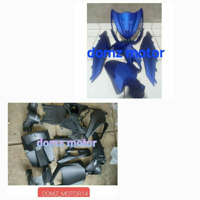 Jual cover full body halus kasar honda beat fi 2013_2016 warna biru ...